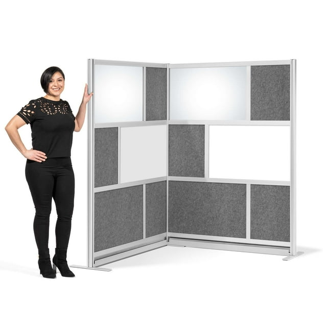 Stand Up Desk Store ReFocus Modular and Expandable Office Partition ...