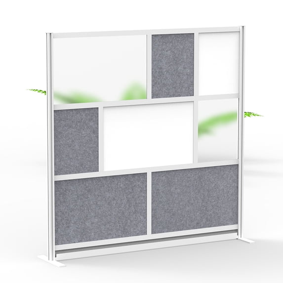 Stand Up Desk Store ReFocus Cubicle Panels, 70" W x 70" H Privacy Space ...