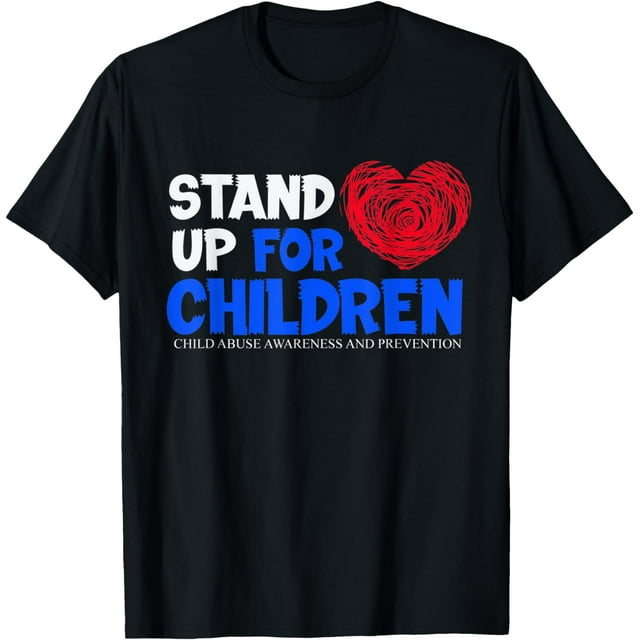 Stand Up For Children - Child Abuse Awareness And Prevention T-Shirt ...