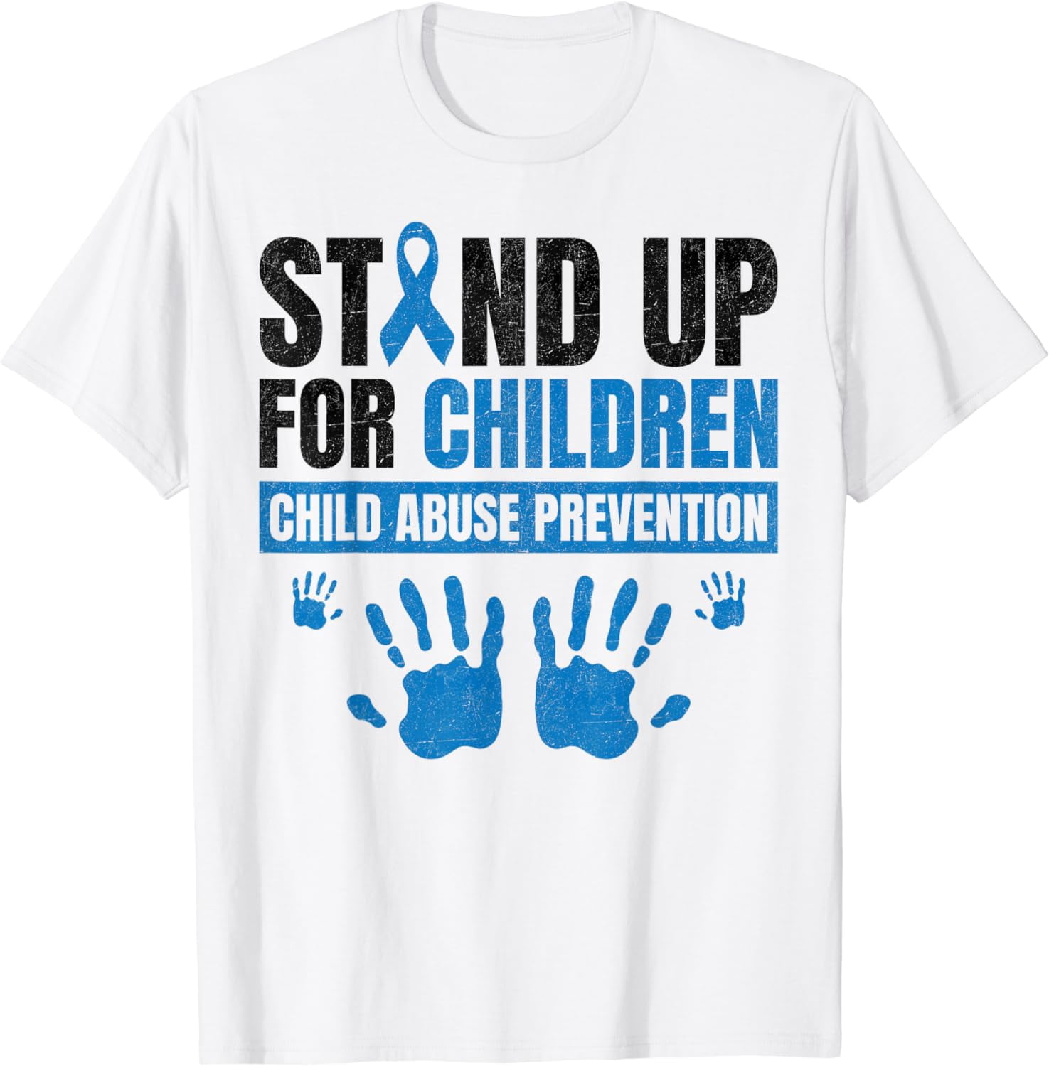 Stand Up For Children Child Abuse Prevention awareness Month T-Shirt ...