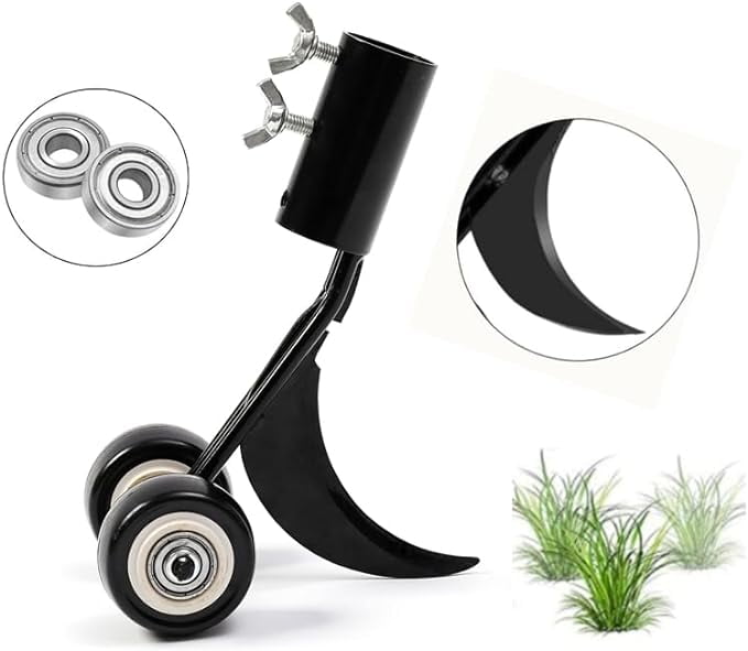 Stand Up Manual Weed Puller Tool with Wheels Adjustable Sidewalk Cracks ...