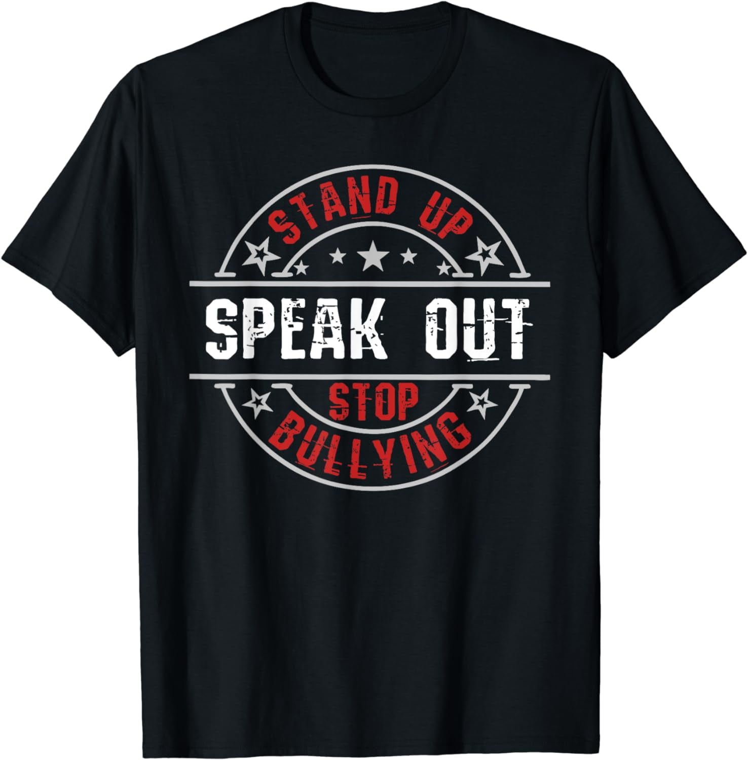 Stand Up Speak Out Stop Bullying Anti Bully T-Shirt - Walmart.com
