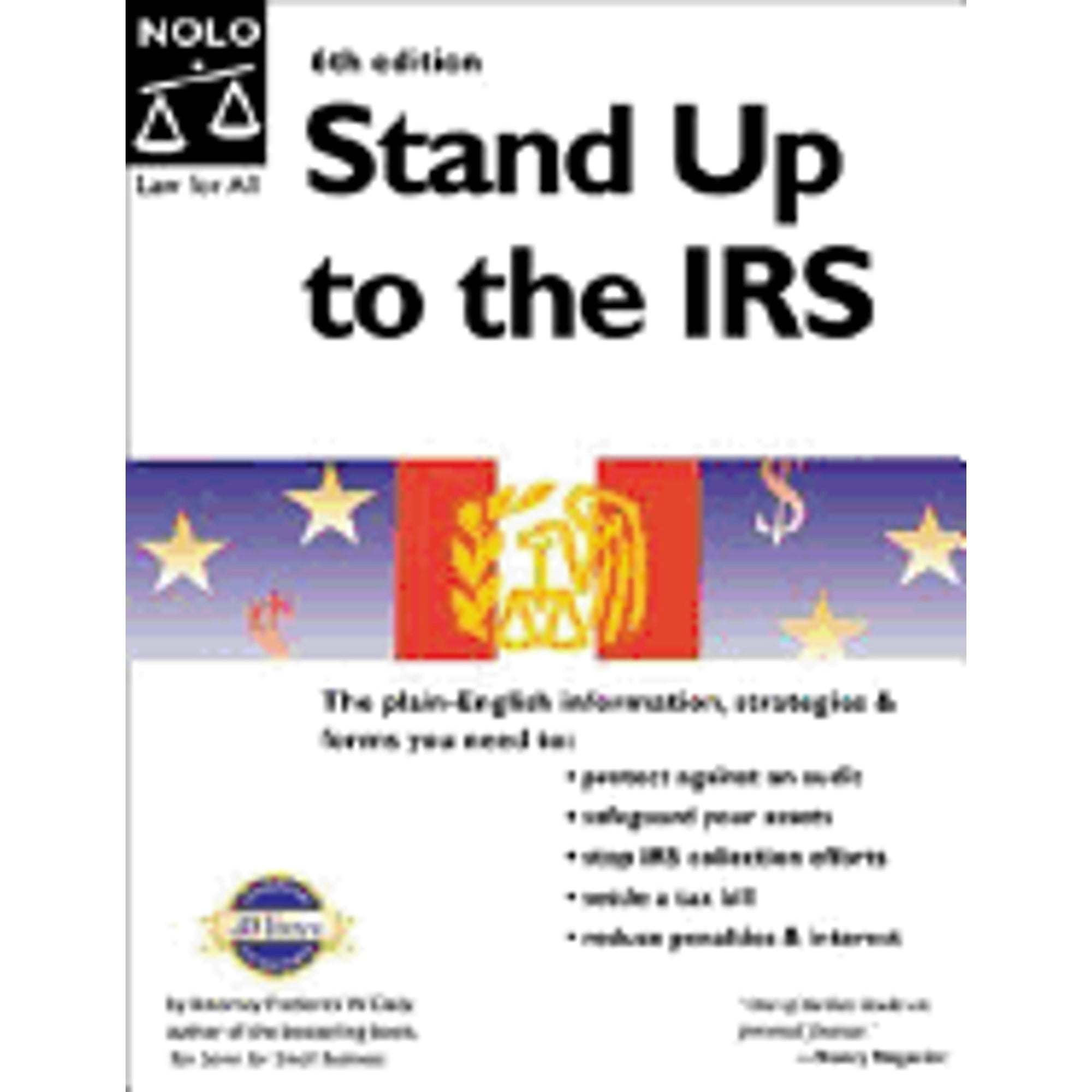 Pre-Owned Stand Up to the IRS (Paperback 9780873377553) by Frederick W ...