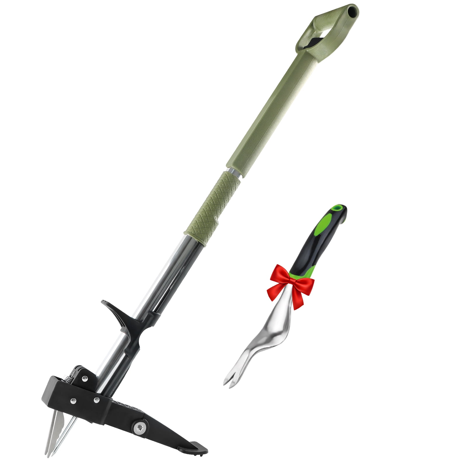 Stand Up Weed Puller，4-Claw Gardening Hand Weeding Tool with 39.4" Long ...