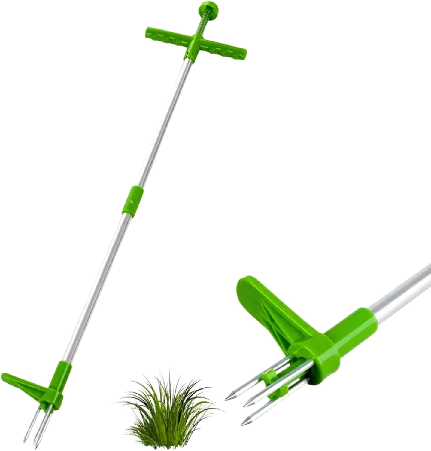 Stand Up Weed Remover Tool with Long Handle – Manual Lawn Weed Puller ...