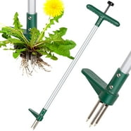 Fiskars 4-Claw Stand Up Weed Puller Tool, Gardening Hand Weeding Tool ...