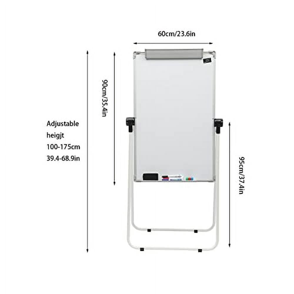 Stand White Board, Double Sided Magnetic Dry Erase Board Portable ...