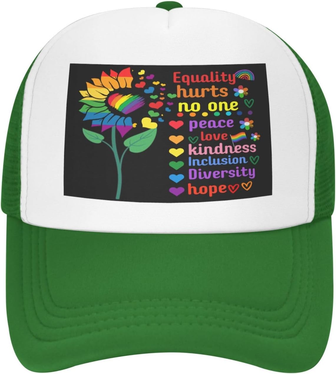 Stand for Equality Cap – LGBTQ Rights Mesh Trucker Hat - Walmart.com