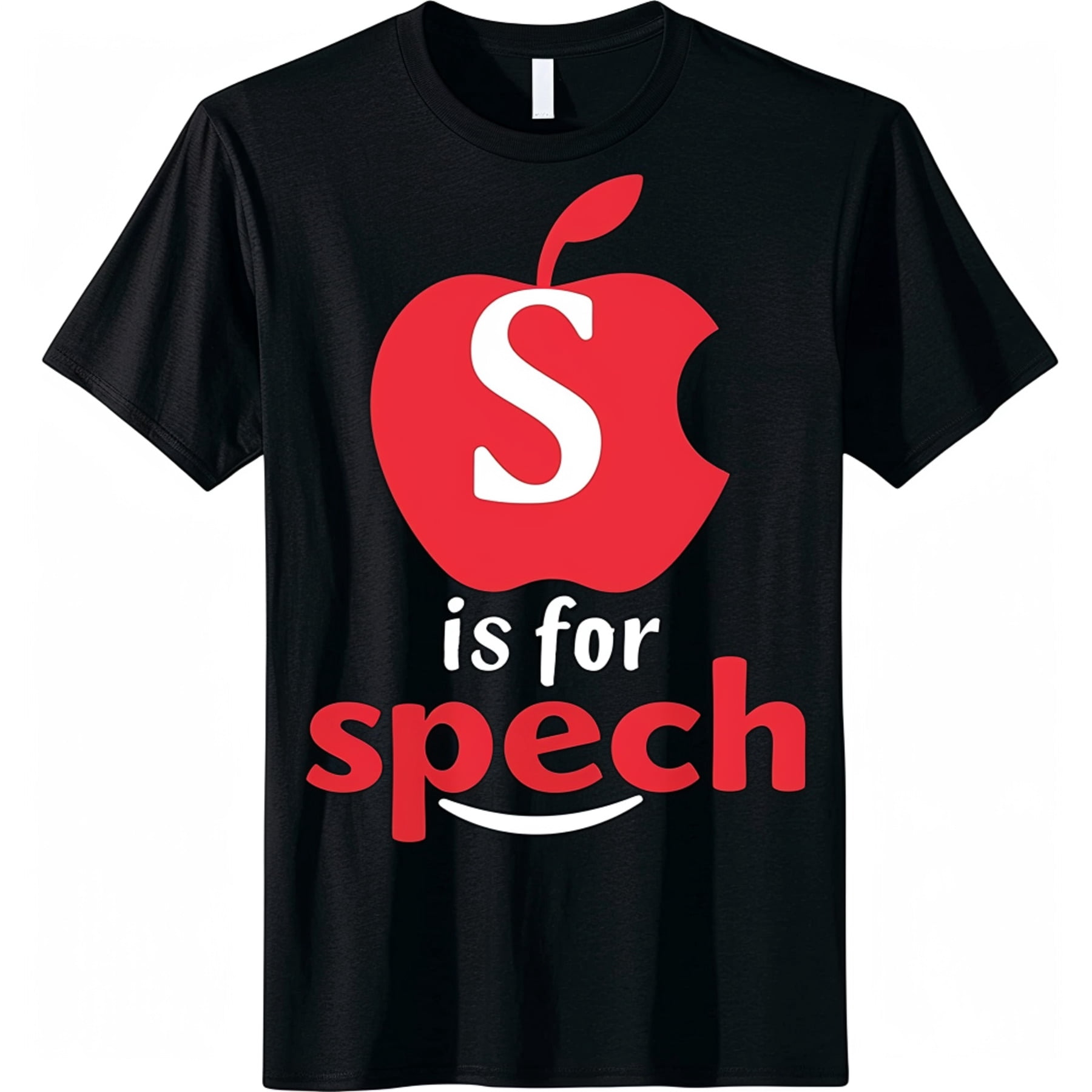 Stand out in style with our bold black t shirt featuring 'S is for ...