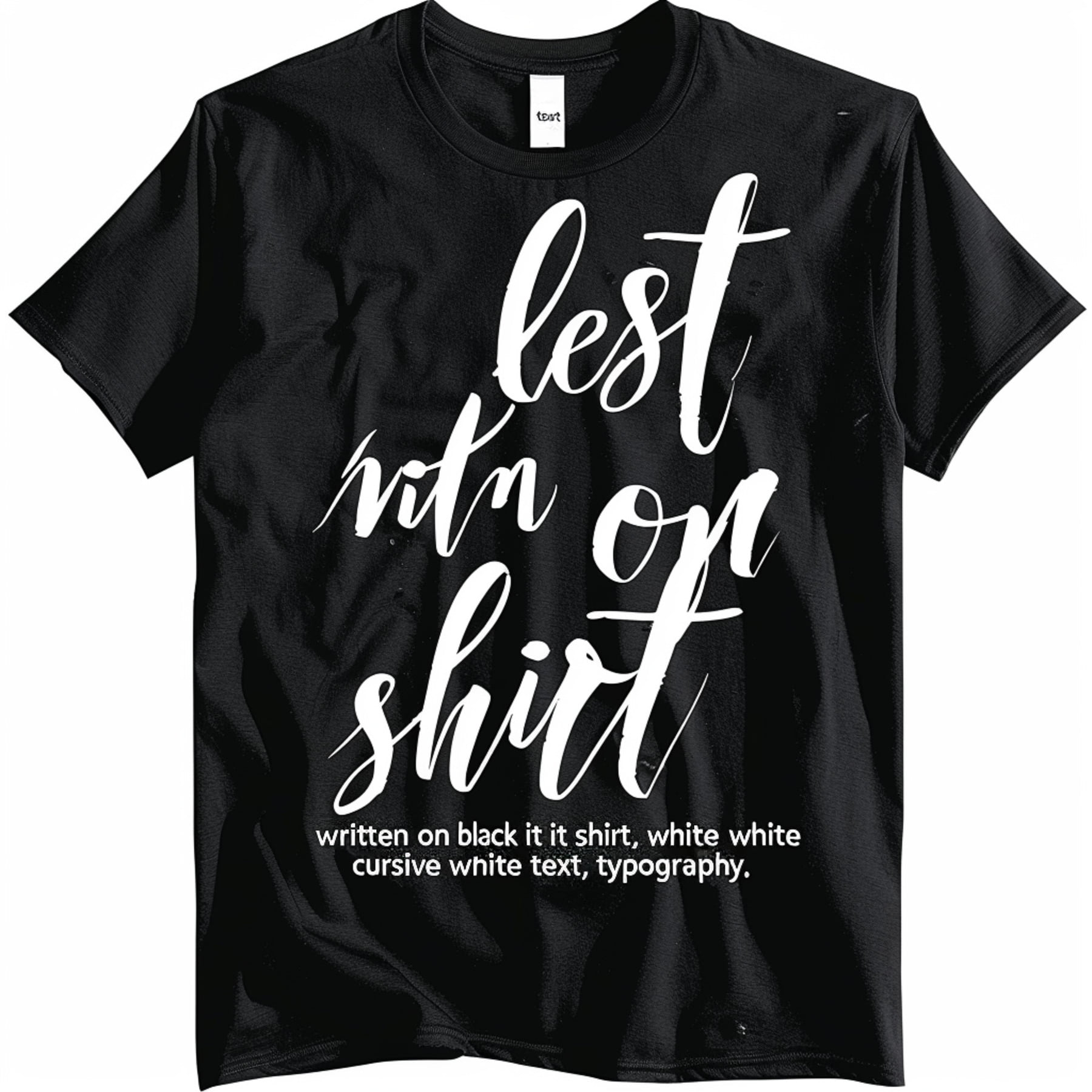 Stand out in style with our elegant Black TShirt Featuring stunning ...