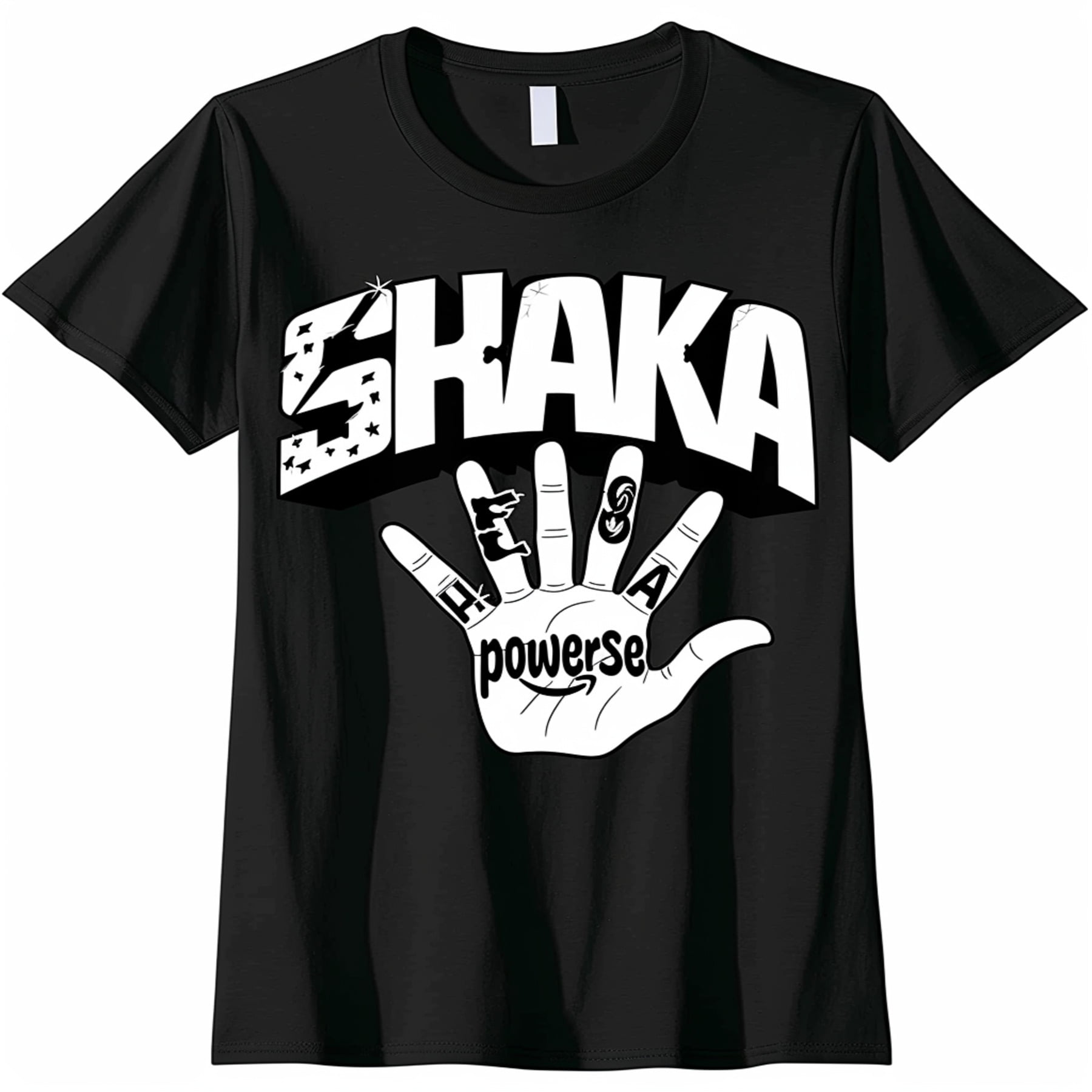 Stand out in style with our exclusive Hawaiithemed black tshirt ...