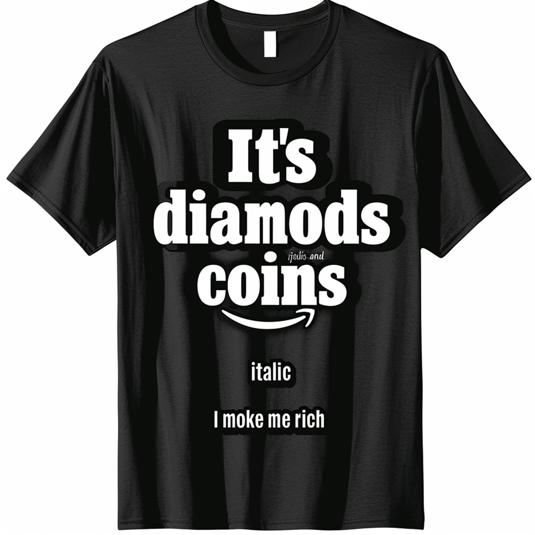 Stand out in style with our exclusive black t shirt featuring bold ...