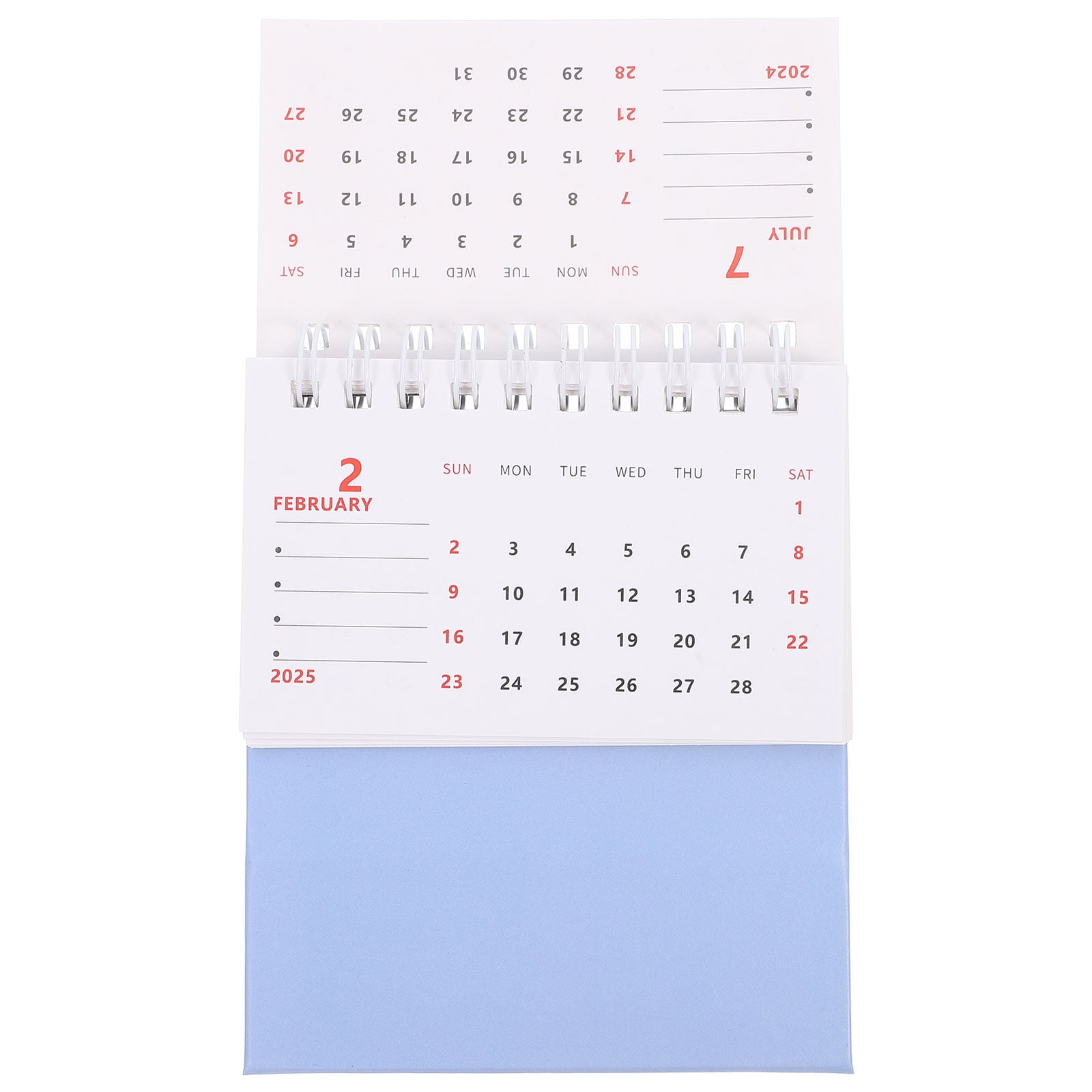 Stand up Calendar Desk 2024 Pocket 2025 Decorative Standing Office ...