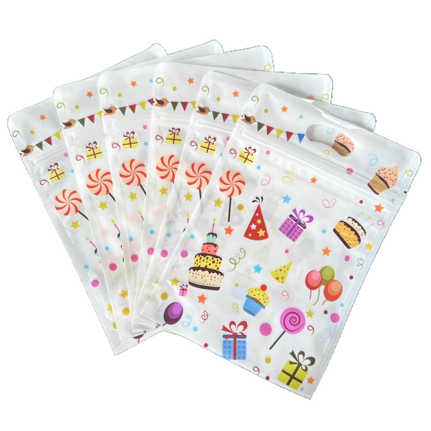 Stand up Pouch Bags for Birthday Sealing Pouches for Candy and Gift ...