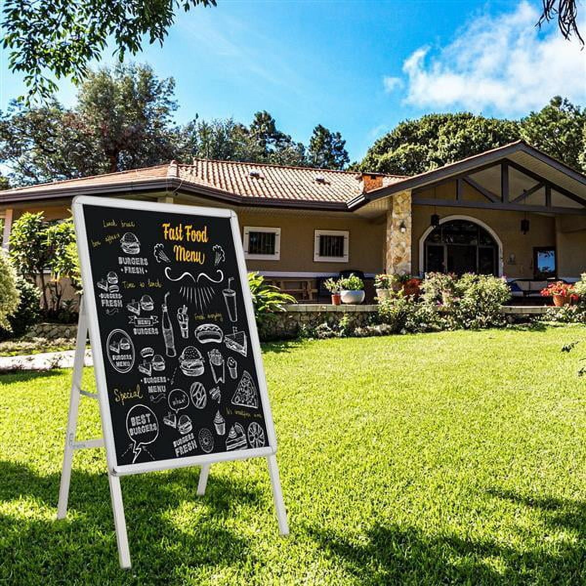 Stand-up display board Advertising board Aluminum 25mm Double-sided A ...