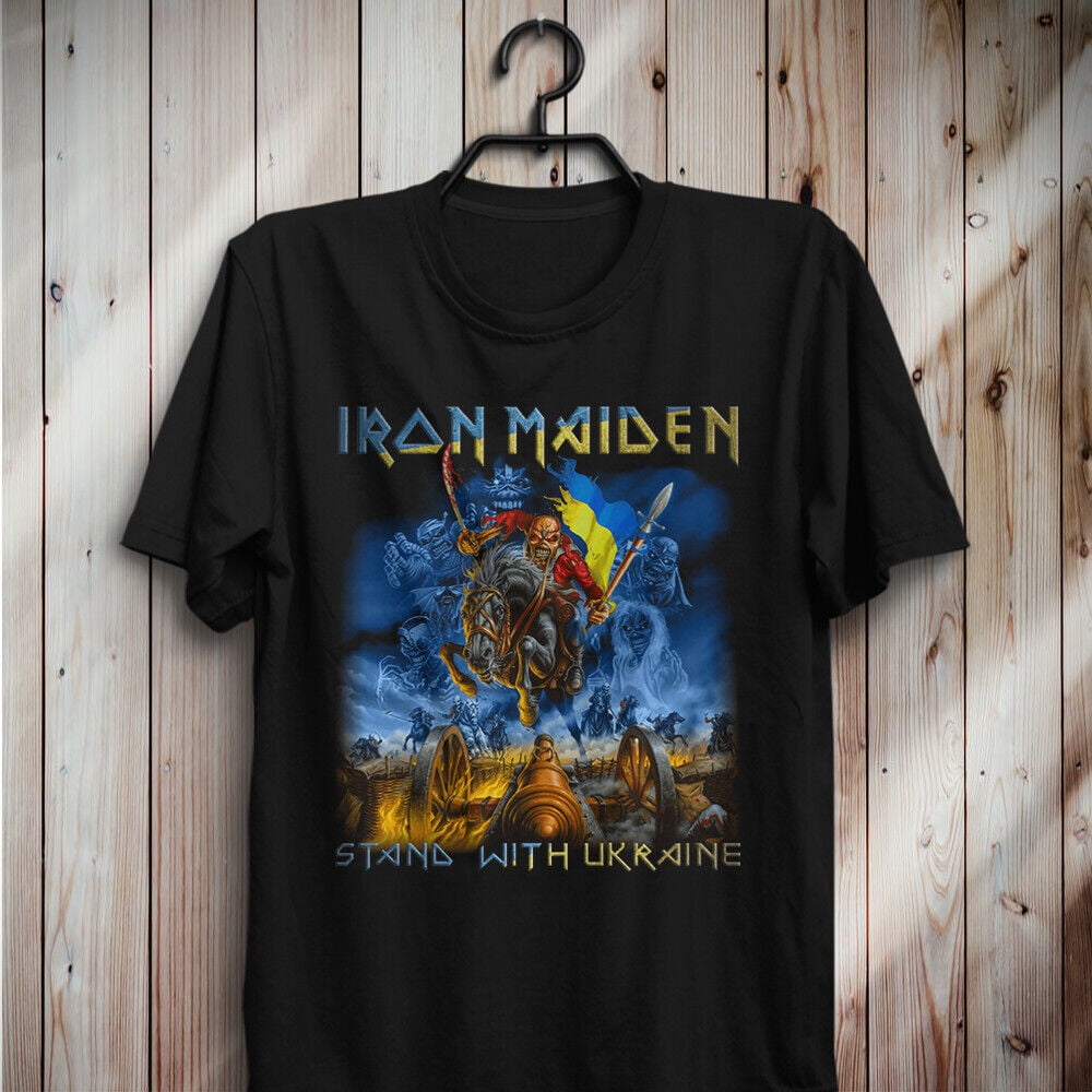 Stand with Ukraine Horse shirt Stop War Bruce Dickinson Steve Harris ...