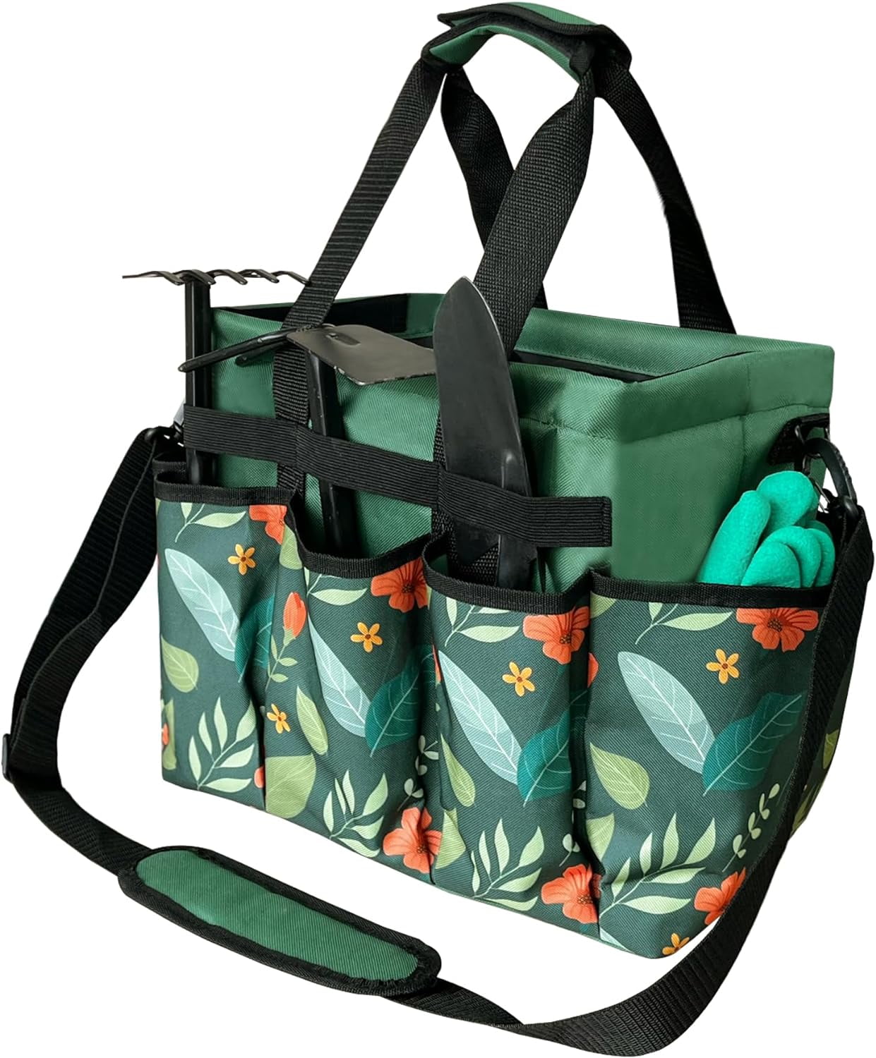 Standable Garden Tool Bag, Oxford Garden Tote Storage Bag, Portable Garden Tool Organizer Bag ...