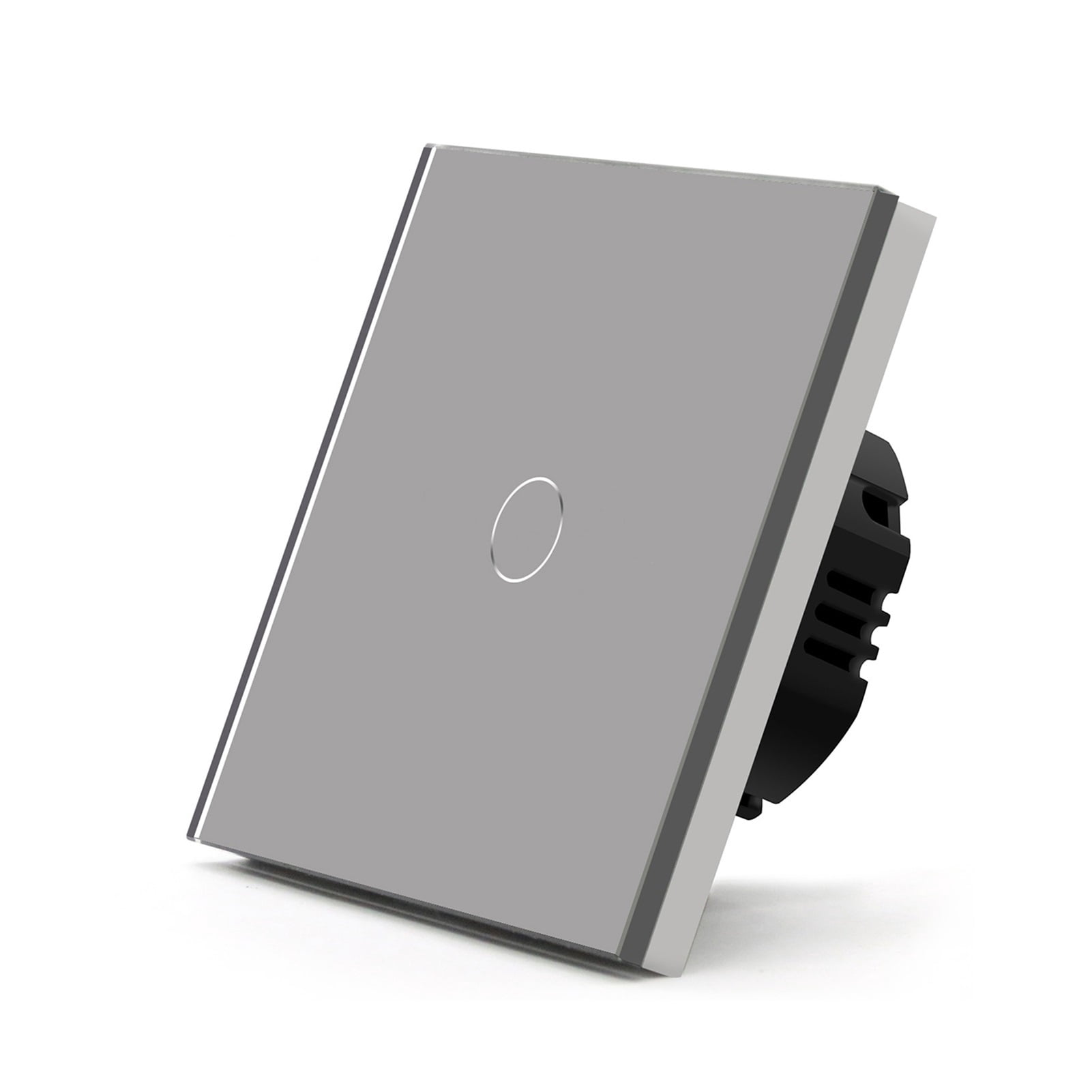 Standard 1/2/3Gang 1Way Touch Switches Home Light Switch Black White ...