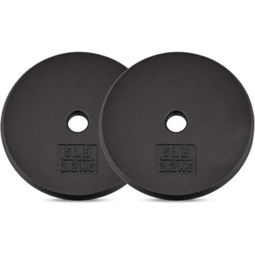 1-Inch Cast Iron Standard Weight Plate for Weightlifting – Strength ...