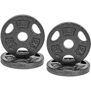 CAP Barbell Standard Vinyl Weight Plate Set, 50 lb (25 lb x 2 ...