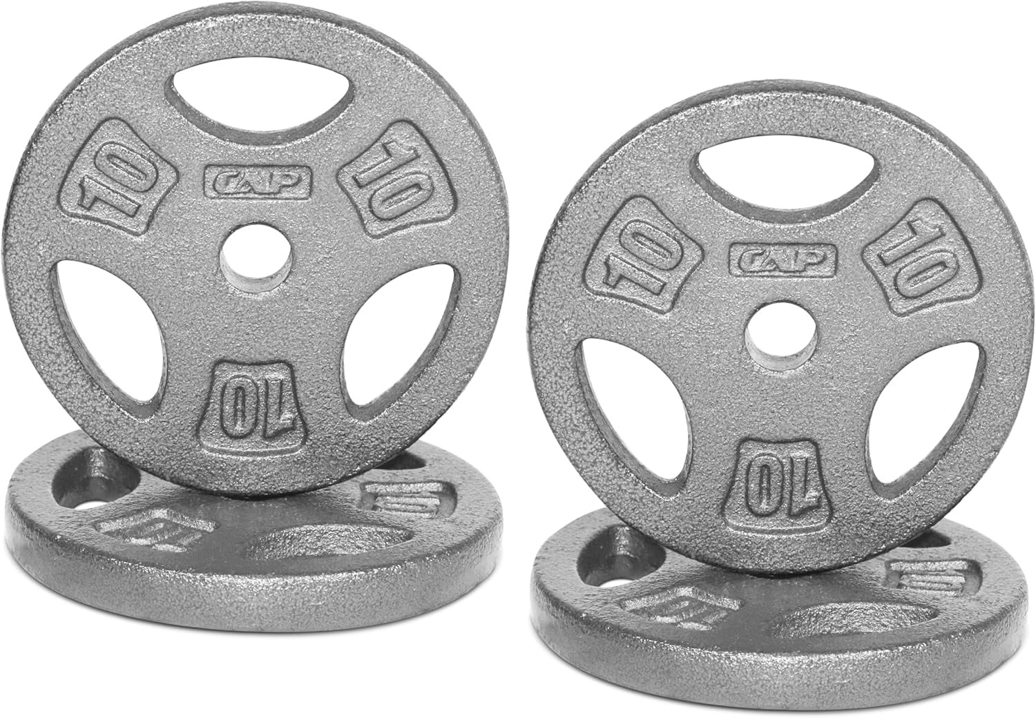 Standard 1-Inch Grip Weight Plates - Walmart.com