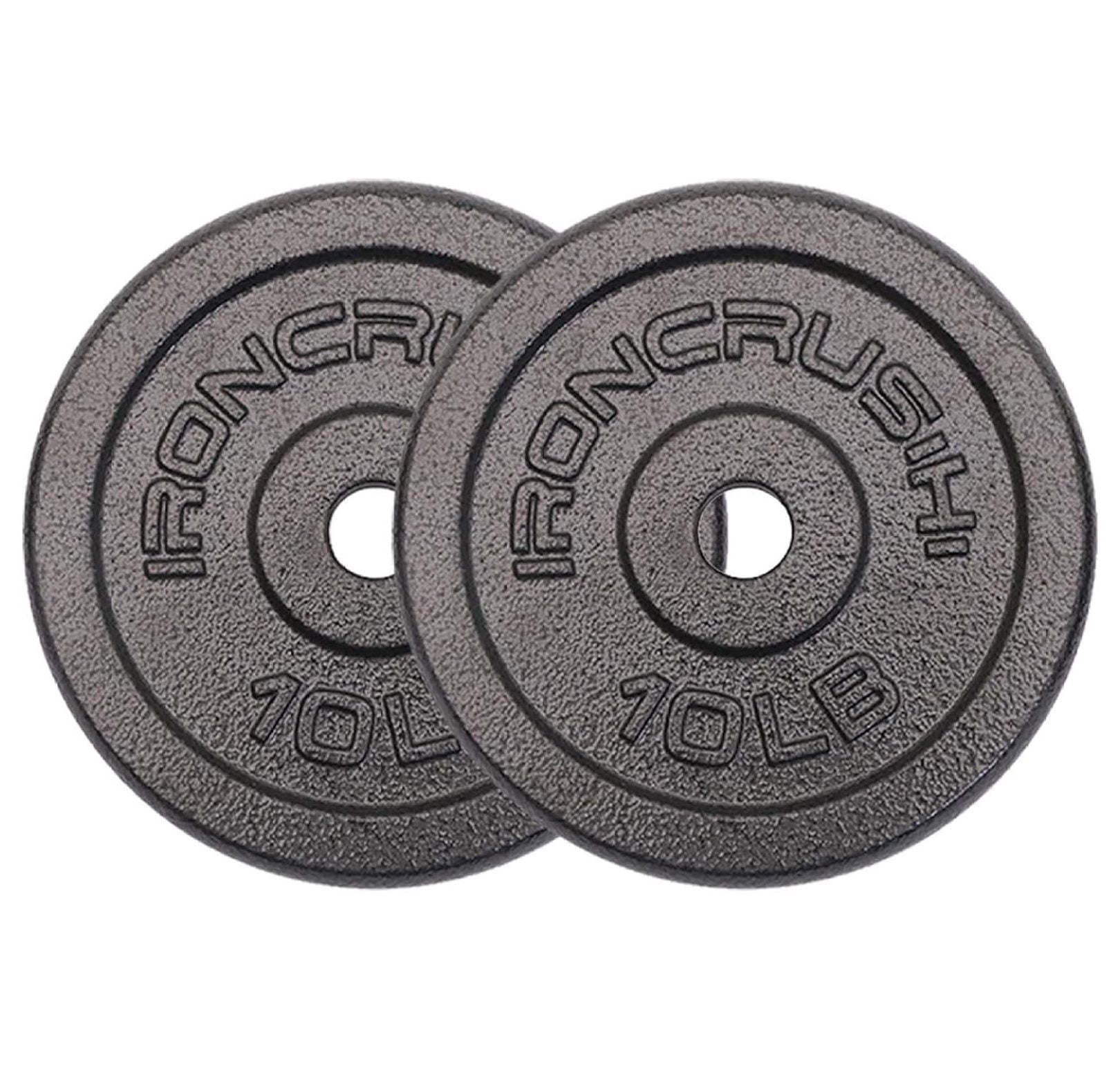 Standard 1 inch Cast Iron Weight plates - Superior Hammertone Finish ...