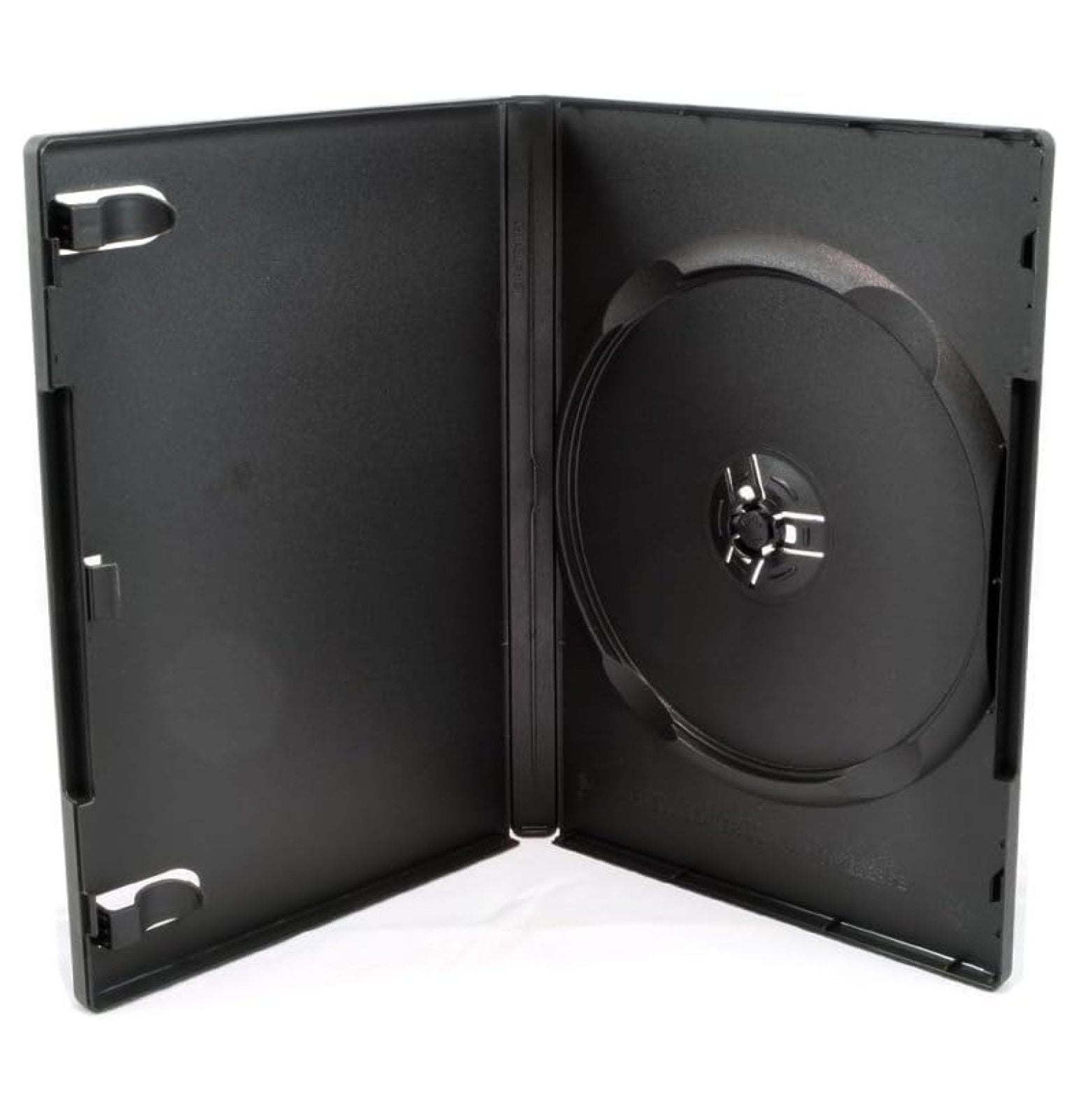 Standard 14mm Black Signle Disc Cases with Outter Clear Sleeve (50 Pack ...