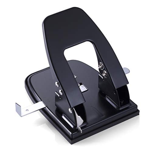 Standard 2 Hole Paper Punch, 30 Sheets Capacity, Black (90079 ...