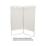 Standard 2-Panel Privacy Screen, vinyl, white, 6 mm thick - Walmart.com