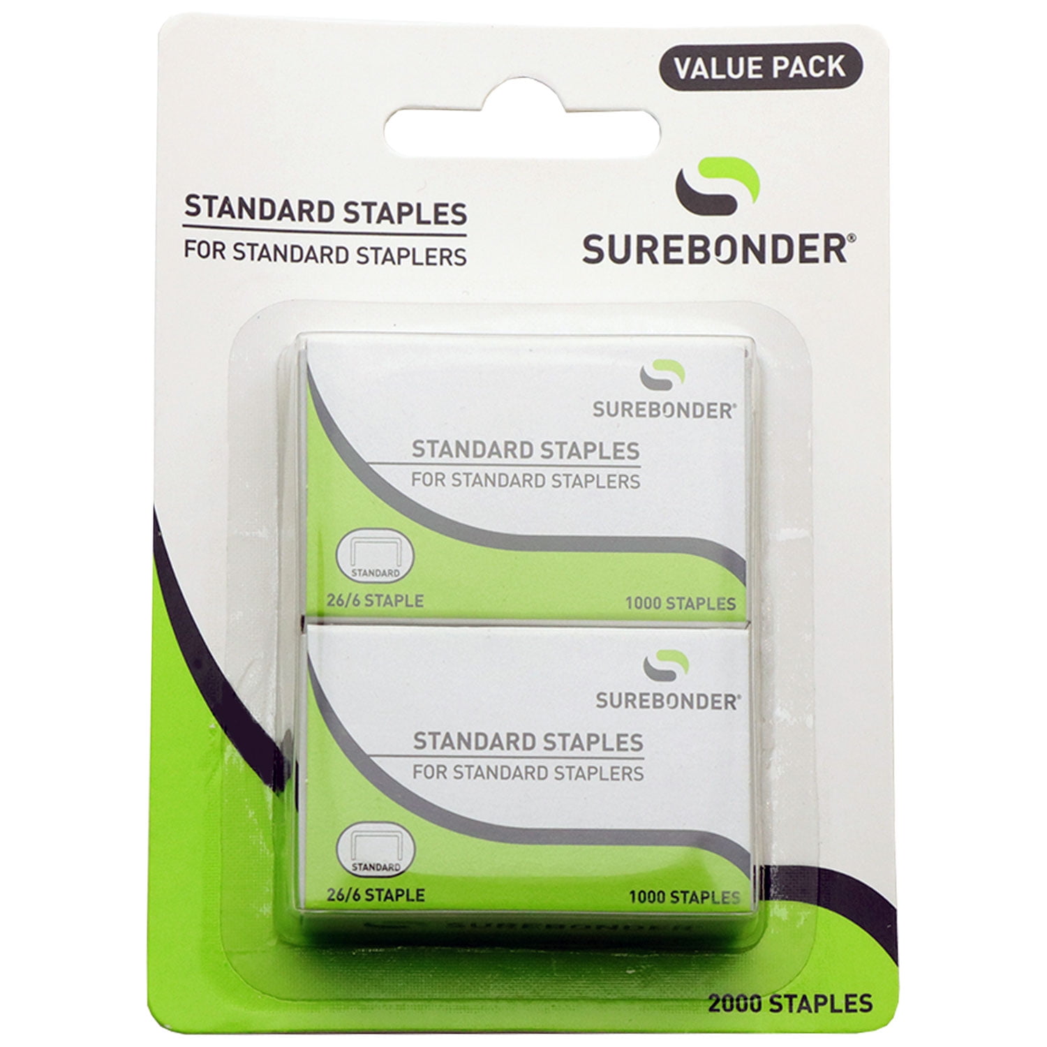 Standard Stapler Pins 2000-Pack Standard Heavy Duty Staples - 26/6 Size ...