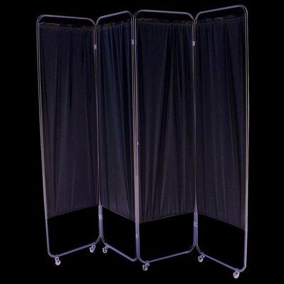Free Shipping! Standard 3-Panel Privacy Screen with casters, vinyl ...