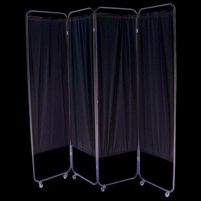 Free Shipping! Standard 3-Panel Privacy Screen with casters, vinyl ...