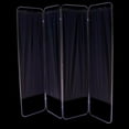 Standard 4-Panel Privacy Screen, vinyl, white, 6 mm thick - Walmart.com