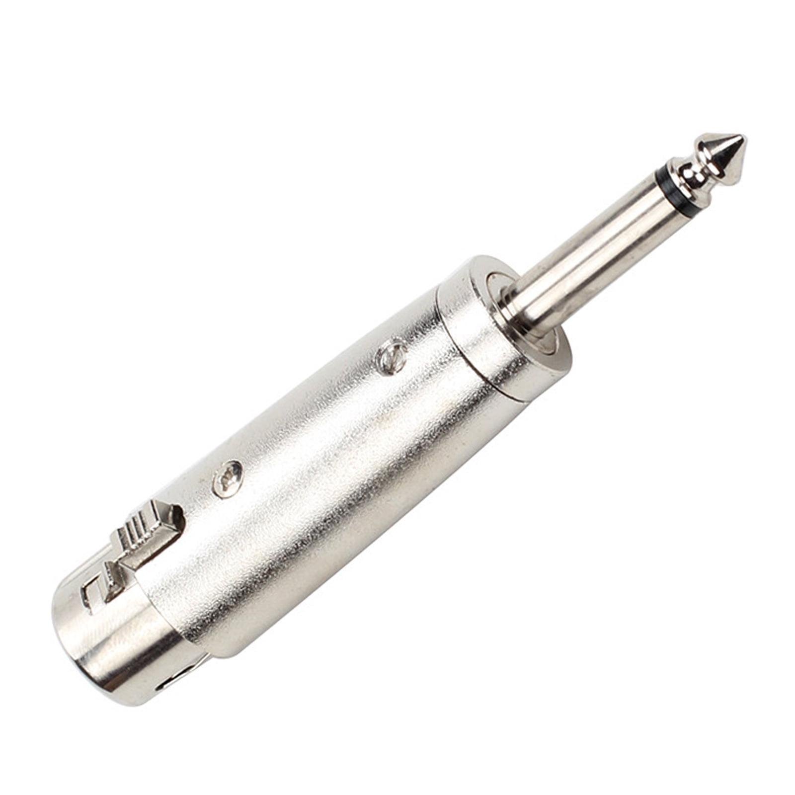 Standard 6.35mm Single Channel Male Plug to 3Pin Female Adapter ...