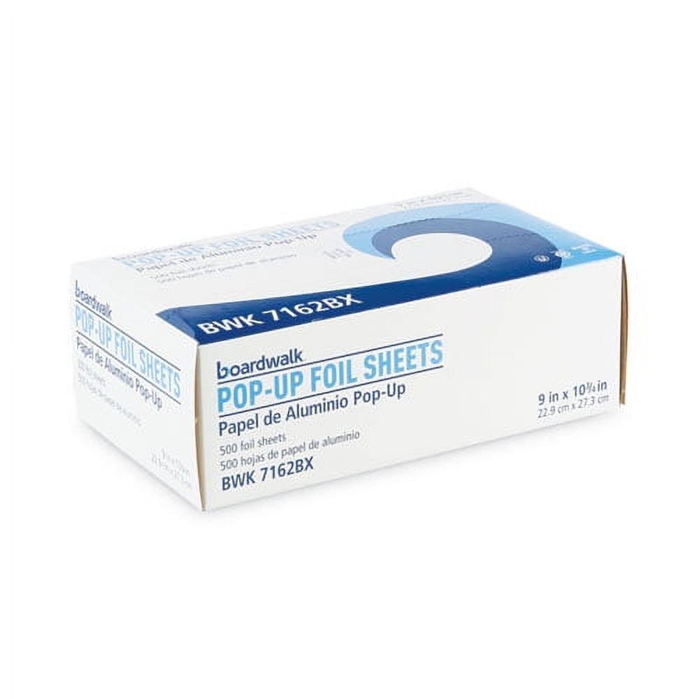 Standard Aluminum Foil Pop-Up Sheets, 63 Gauge, 9 x 10.75, 500 Sheets ...