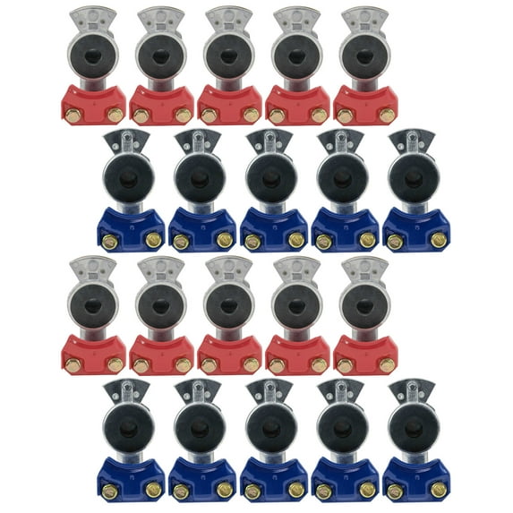 Standard Aluminum Gladhands 10 Pcs Service (Blue) and 10 Pcs Emergency ...