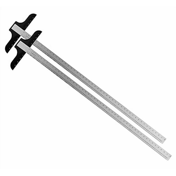 Standard Aluminum T-Square for Art, Framing & Drafting, 48-inch (2 Pack ...