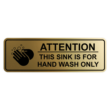 Hand Washing Sign, Please Wash Your Hands Sign, - Walmart.com