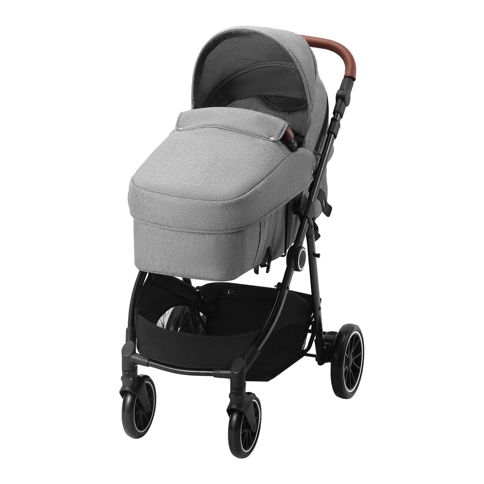 Standard Baby Stroller, Infant Toddler Stroller with Bassinet, 3rd-Gear ...