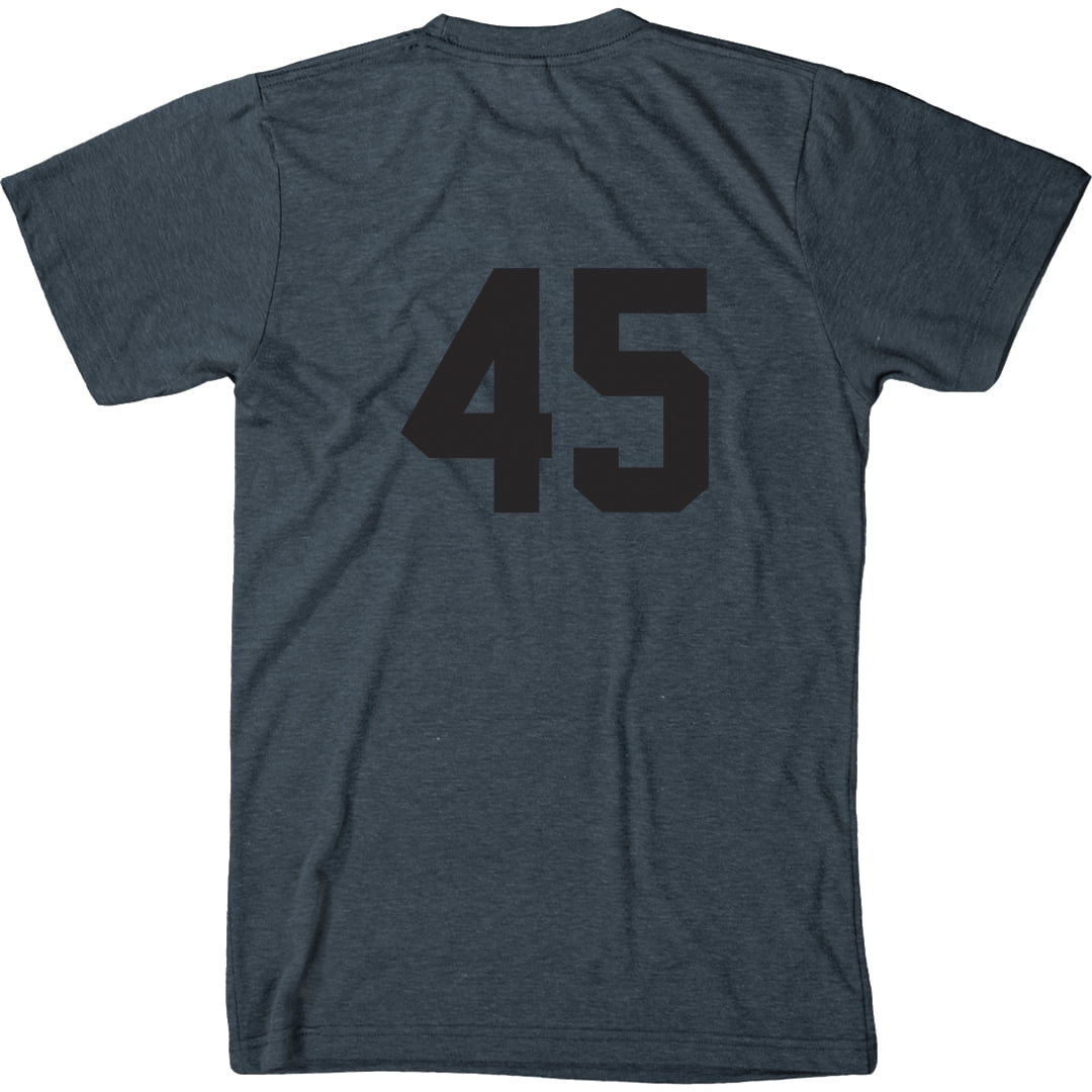Standard Black Jersey Number 45 Men's Modern Fit T-Shirt - Walmart.com