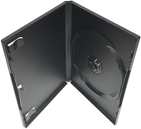 Standard Black Single DVD Case - 10 Pack$$Furniture - Walmart.com