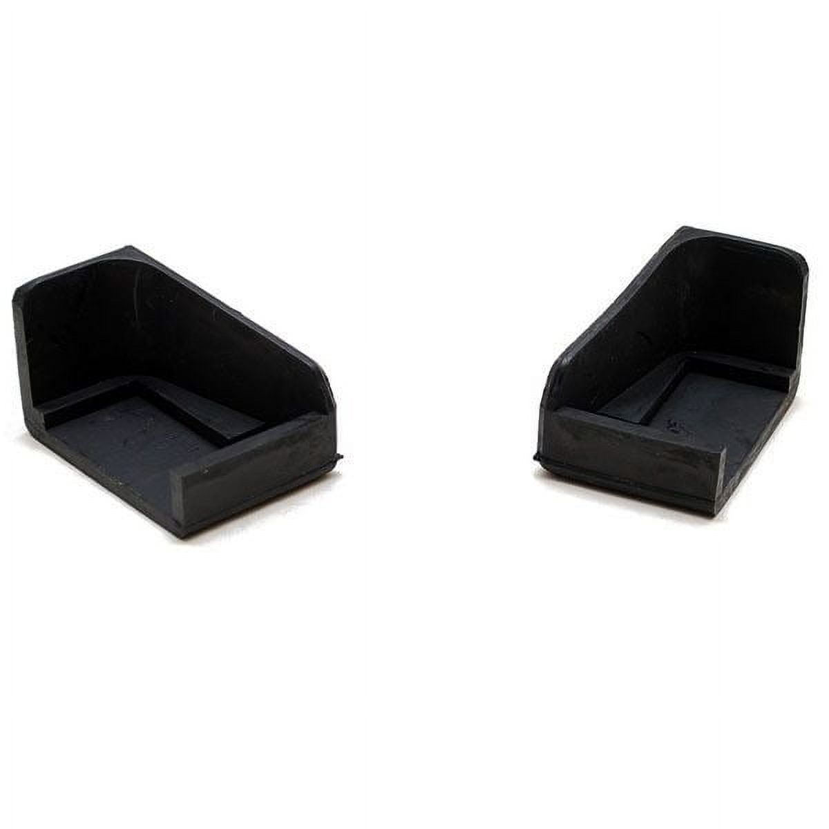 Standard Boat Transom Corner Bracket | Cap Black Plastic (Set of 2 ...