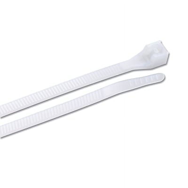 Standard Cable Ties, 75 lb Tensile Strength, 8 in, Ultraviolet Black ...