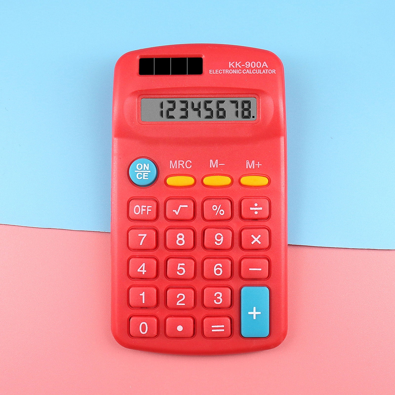 Egzmbll Standard Calculator, 12-Digit Display, Solar and Battery ...