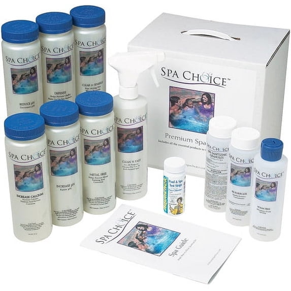 Suncoast Chemicals Standard Chlorine Spa Kit: Hot Tub Chemicals Care ...