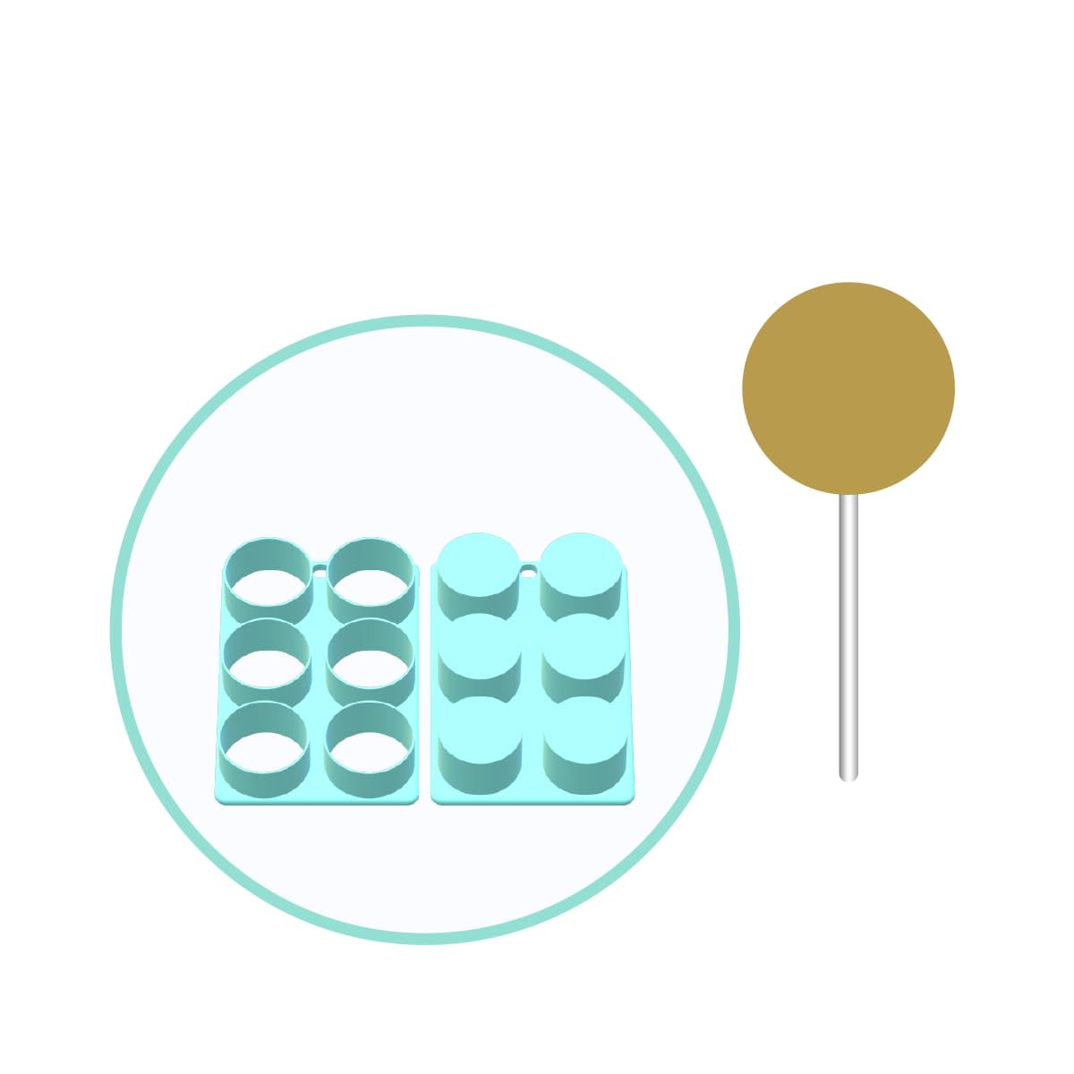 Standard Circle Cake Mold | Options: Cutter, Popper, Multi Popper and ...