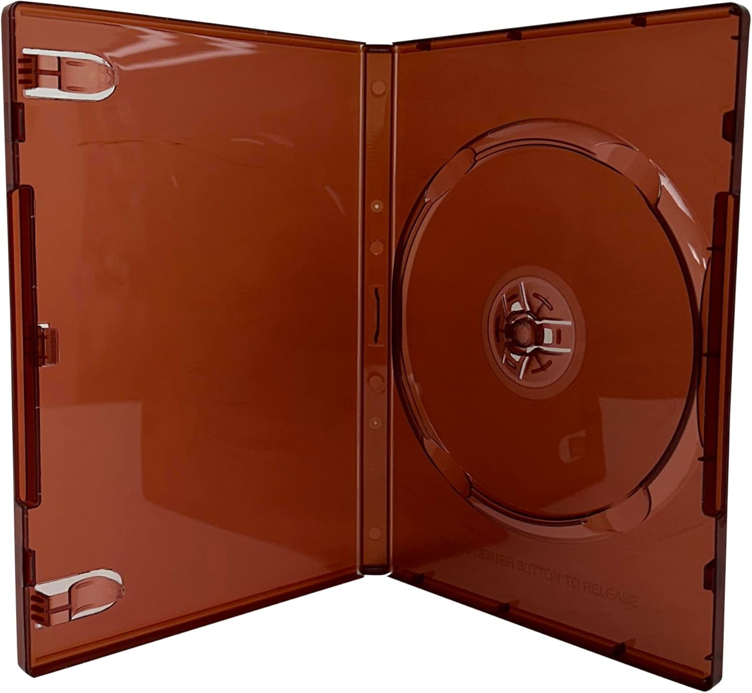 Standard Clear Burgundy Red Color Single DVD Cases (Pack of 100 ...