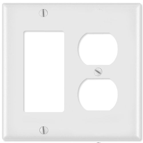 Leviton Combination Wall Plate - Toggle Switch and Duplex Outlet ...