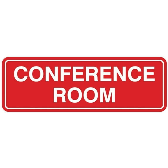 Standard Conference Room Sign - Lt Gray - Medium 5 Pack - Walmart.com