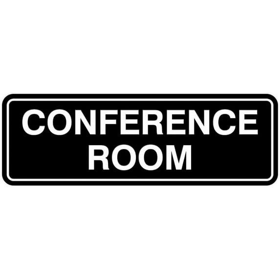 Standard Conference Room Sign - Lt Gray - Medium 5 Pack - Walmart.com
